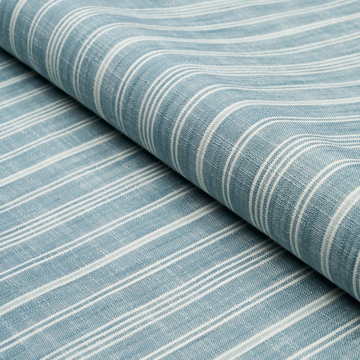 Lucy Stripe - Indigo Fabrics | Schumacher