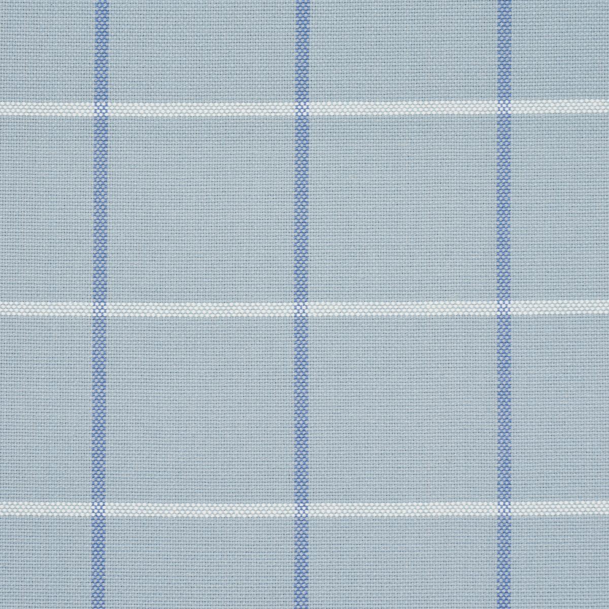 Frannie Windowpane - China Blue Fabrics | Schumacher