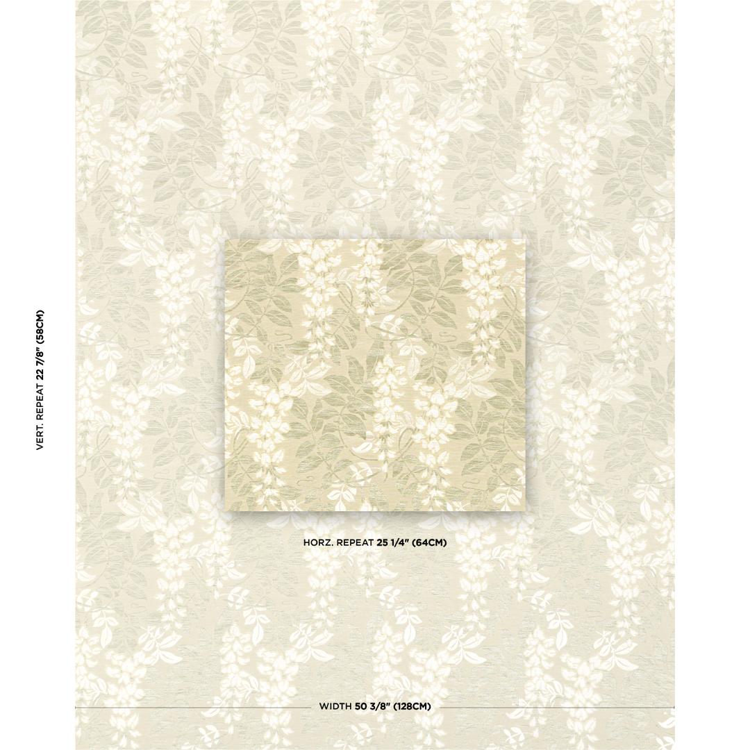 Lucia Wisteria - Moss Fabrics | Schumacher