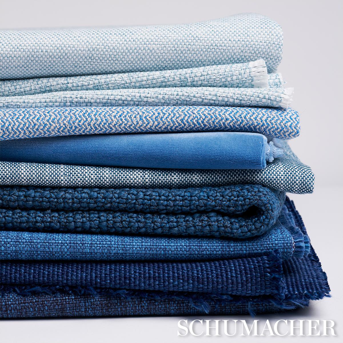 Sasha Indoor/Outdoor - Navy Fabrics | Schumacher