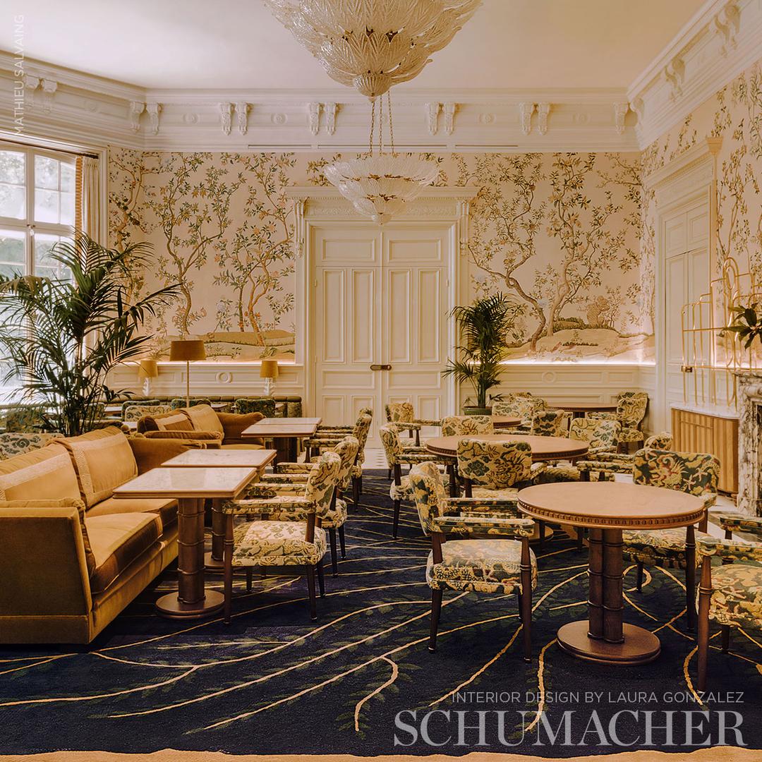 Imperial Garden - Blush Wallpapers | Schumacher