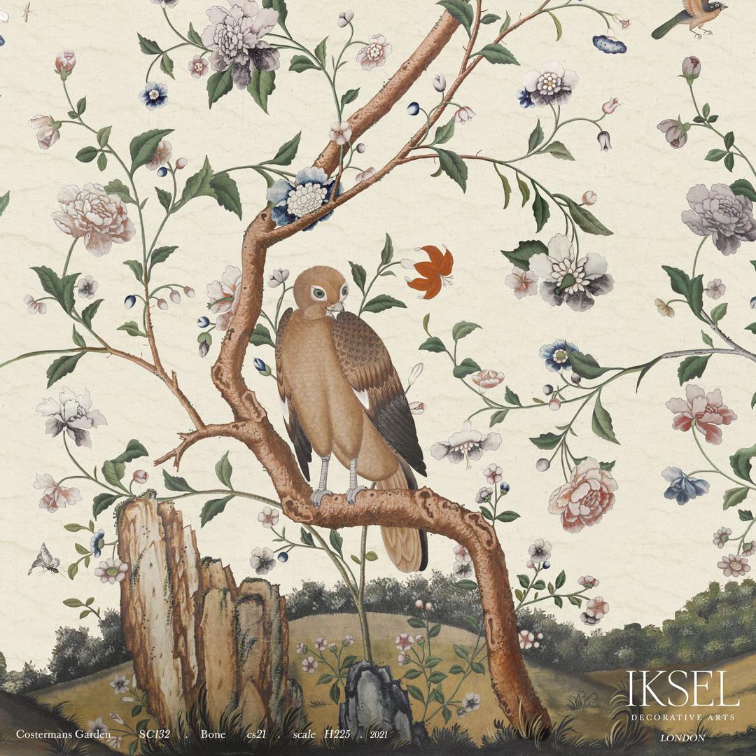 Costermans Garden - Bone Wallpapers | Schumacher