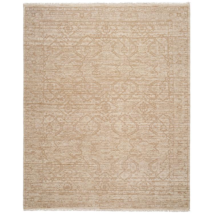 Ankara Hand-Knotted Wool Rug - Sand Rugs | Schumacher