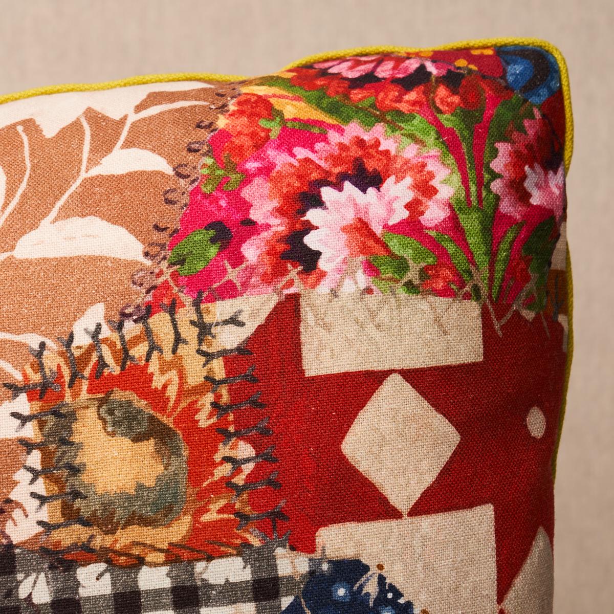 Hotch Potch Crazy Quilt Pillow - Document Pillows & Accessories ...