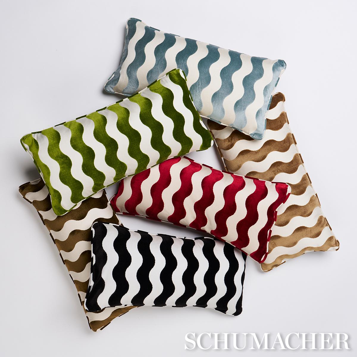 The Wave Pillow - Lettuce Pillows & Accessories | Schumacher