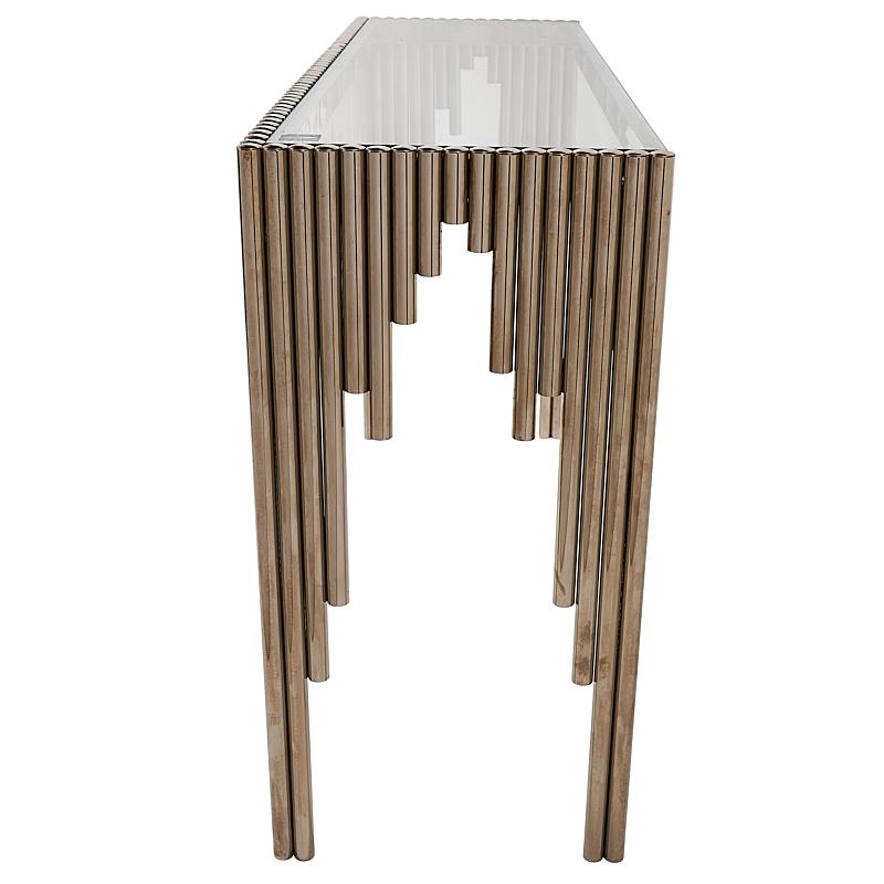 Tubular Chrome Console Antiques & Furniture | Schumacher