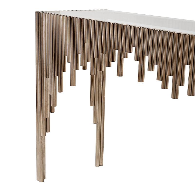Tubular Chrome Console Antiques & Furniture | Schumacher