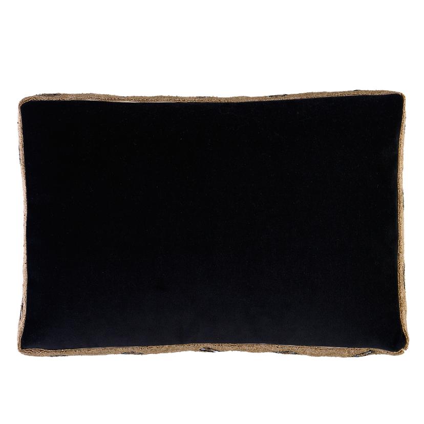 Mind's Eye Box Edge Pillow - Black Pillows & Accessories | Schumacher