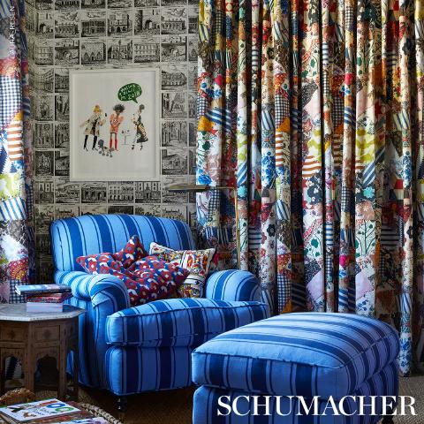 Hotch Potch Crazy Quilt - Document Fabrics | Schumacher