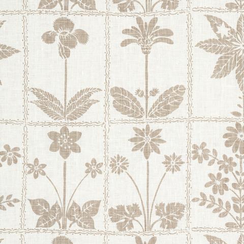 Georgia Wildflowers - Neutral Fabrics | Schumacher