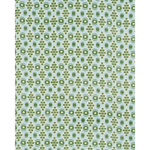 Hamilton Ikat - Blue And Leaf Fabrics | Schumacher