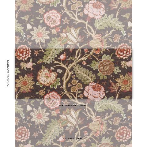 Darsy Tree Of Life - Sepia Fabrics | Schumacher
