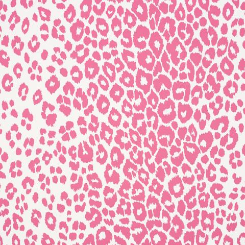 Iconic Leopard - Pink Wallpapers | Schumacher