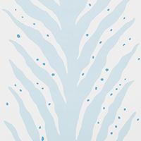 Creeping Fern - Slumber Blue Wallpapers | Schumacher