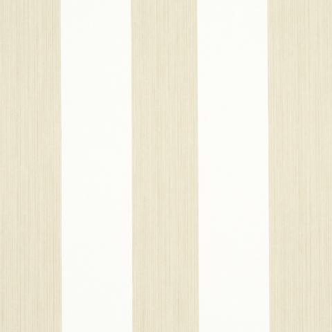 Edwin Stripe Wide - Straw Wallpapers | Schumacher