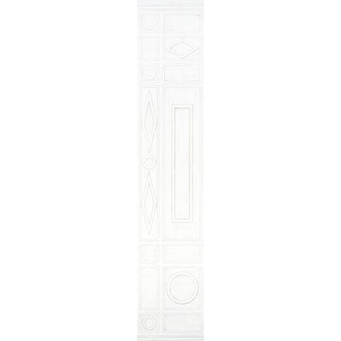Swedish Manor Panel B - White Wallpapers | Schumacher