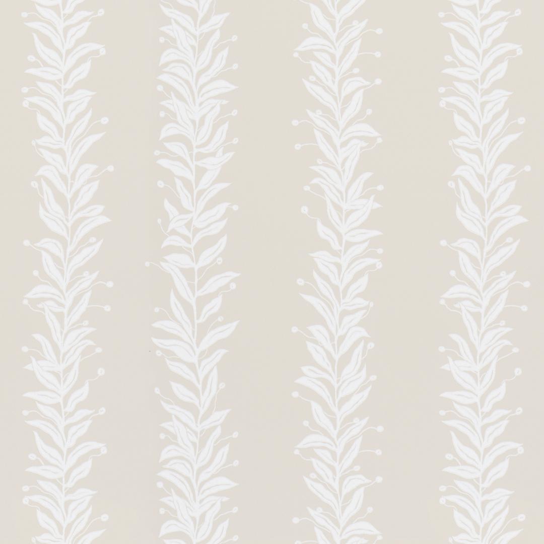 Tendril Stripe - Natural Wallpapers | Schumacher