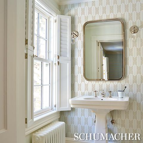Quiver - Sesame Wallpapers | Schumacher