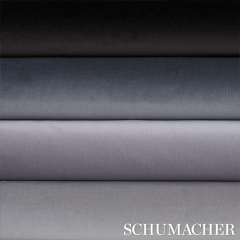 Gainsborough Velvet - Zinc Fabrics | Schumacher