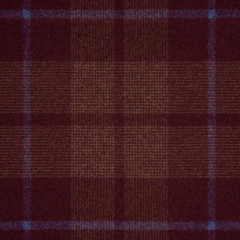 Montana Wool Plaid - Burgundy Fabrics | Schumacher