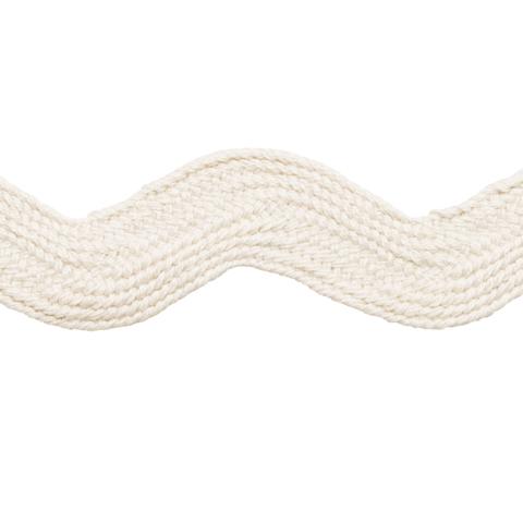 Ric Rac Tape Large - Ivory Trims | Schumacher