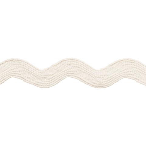 Ric Rac Tape Large - Ivory Trims | Schumacher