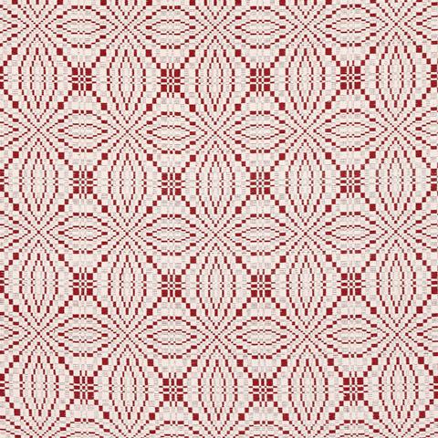 Francestown Coverlet - Crimson Fabrics | Schumacher