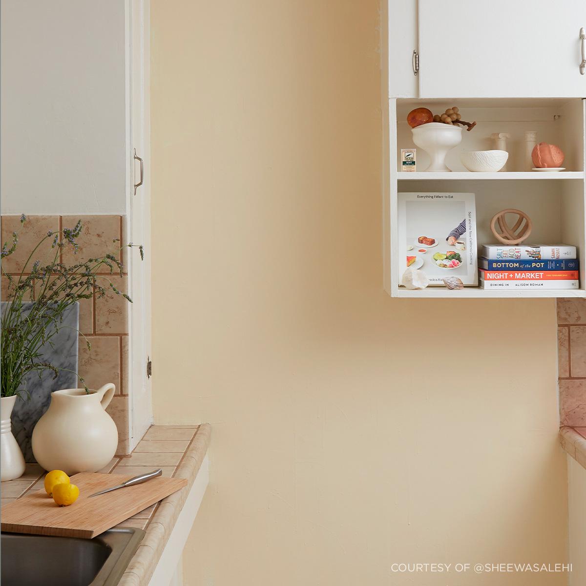 Mood Lighting - Neutral Soft Yellow-Beige Paint | Schumacher